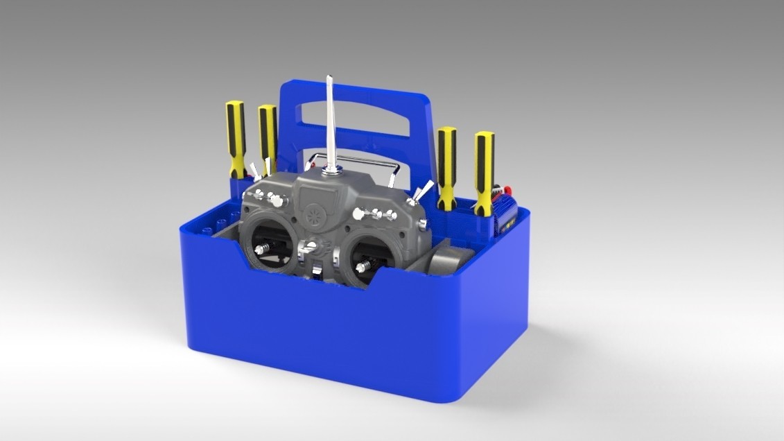 🛩️ RC PLANE or Drone FIELD TOOL BOX - configurable design・ STL File for ・Cults